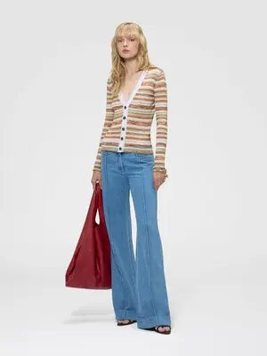Missoni Ribbed Striped Viscose-blend Cardigan