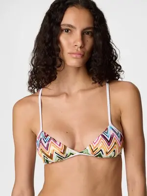Missoni Zigzag Motif Lace And Stretch Viscose Bikini