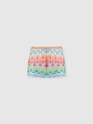 Missoni Hot Pants In Viscose With Floral Pattern