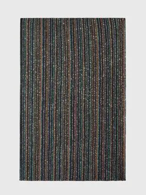 Missoni Ribbed Lamé Viscose Stole With Sequins - Brown