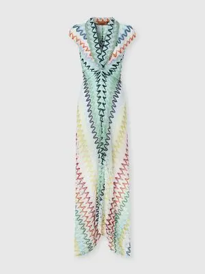 Missoni Long Dress In Zig Zag Lace