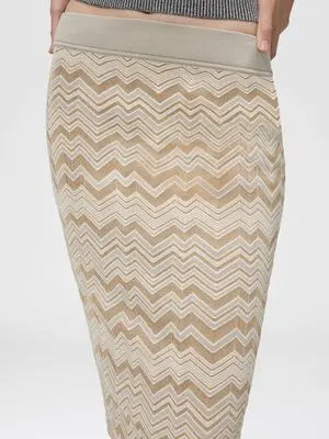 Missoni Chevron Wool And Viscose Mini Skirt