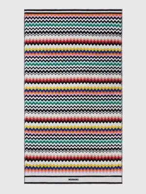 Missoni Best Cotton Terry Beach Towel 180x100 Cm - Multicoloured