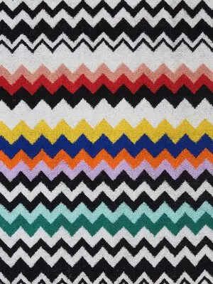 Missoni Best Cotton Terry Beach Towel 180x100 Cm - Multicoloured