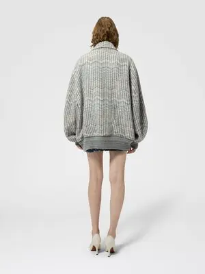 Missoni Oversized Cashmere And Viscose Bomber