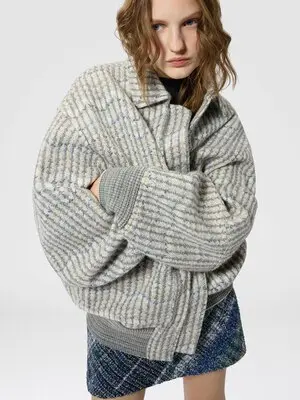 Missoni Oversized Cashmere And Viscose Bomber
