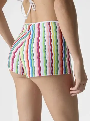 Missoni Terry Cloth Hot Pants With Zigzag Print