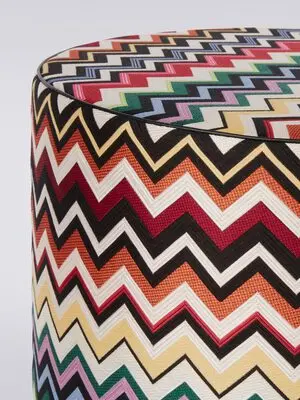 Missoni Belfast Cylindrical Pouffe 40x30 Cm