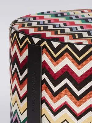 Missoni Belfast Cylindrical Pouffe 40x30 Cm