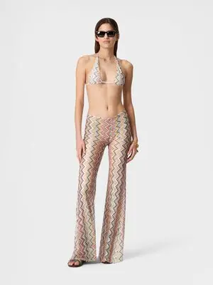 Missoni Printed Motif Flare Trousers - Multicoloured