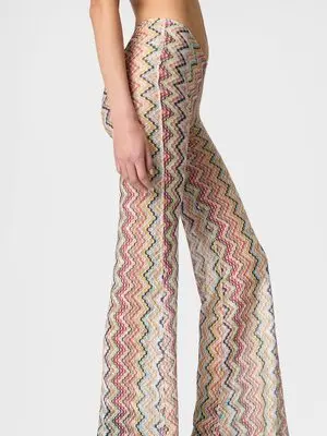 Missoni Printed Motif Flare Trousers - Multicoloured