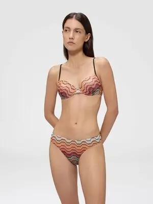 Missoni Viscose Blend Lamé Balconette Bikini