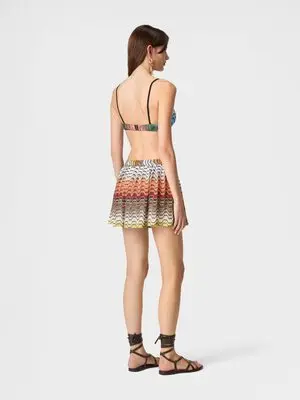 Missoni Viscose Lamé Blend Greek Motif Shorts - Multicoloured