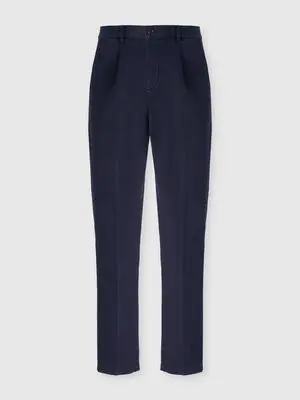 Missoni Chino Pants In Cotton - Blue