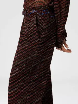 Missoni Mid-rise Tailored Pants With Zigzag Pattern