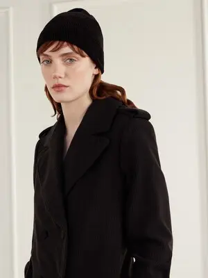Gabriela Hearst Spire Ribbed Silk Beanie