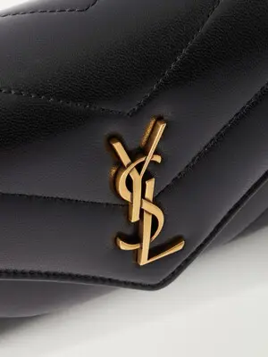Saint Laurent Loulou Mini Matelassé Leather Shoulder Bag
