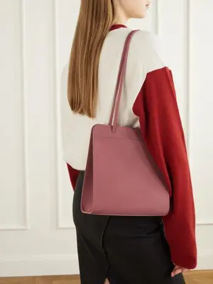 FANE Lisse Suede Tote - Red