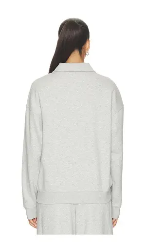 WELLBEING + BEINGWELL Caspian Fleece Polo In . Also