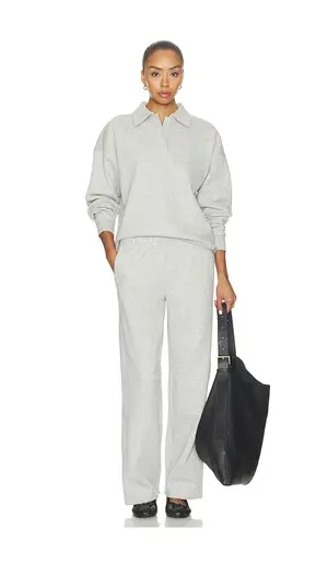 WELLBEING + BEINGWELL Caspian Fleece Polo In . Also