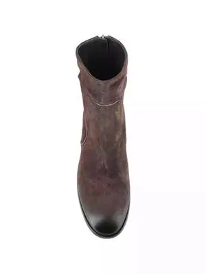 PANTANETTI Distressed-effect Ankle Boots