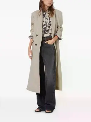 Brunello Cucinelli Double-breasted Linen Coat