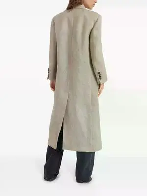 Brunello Cucinelli Double-breasted Linen Coat