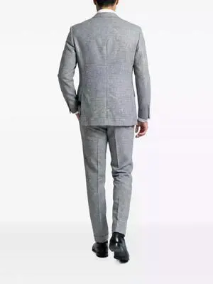 Brunello Cucinelli Checked Wool-blend Suit