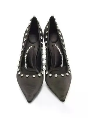 ALEXANDER WANG Delphine Crystal-embellished Pumps