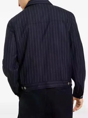 Brunello Cucinelli Striped Virgin-wool Jacket