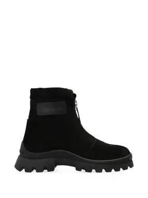 Dsquared2 Zip-front Leather Ankle Boots