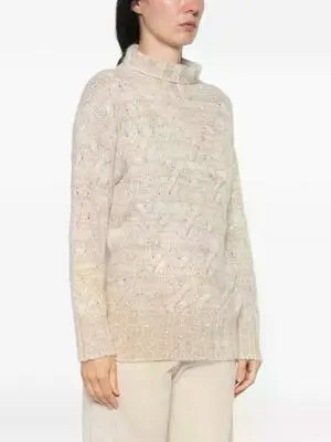 Fabiana Filippi Cable-knit Sequin-embellished Sweater