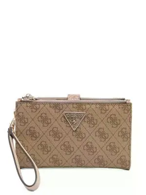 Guess Monogram-print Wristlet Wallet