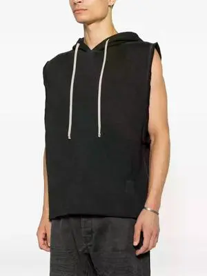 Rick Owens Sleeveless Drawstring Hoodie