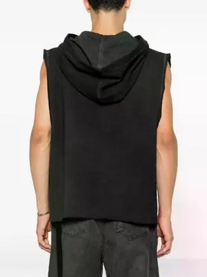 Rick Owens Sleeveless Drawstring Hoodie