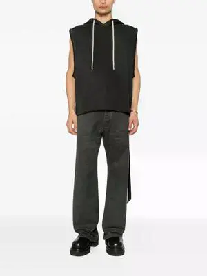 Rick Owens Sleeveless Drawstring Hoodie