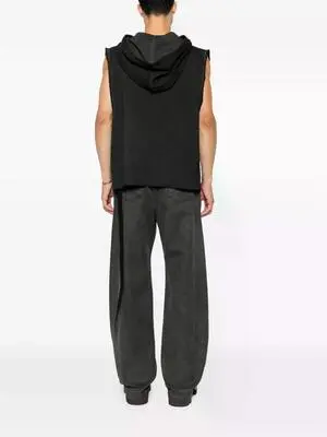 Rick Owens Sleeveless Drawstring Hoodie