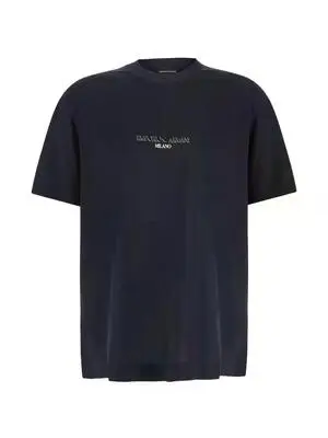 Emporio Armani Logo-print T-shirt - Blue