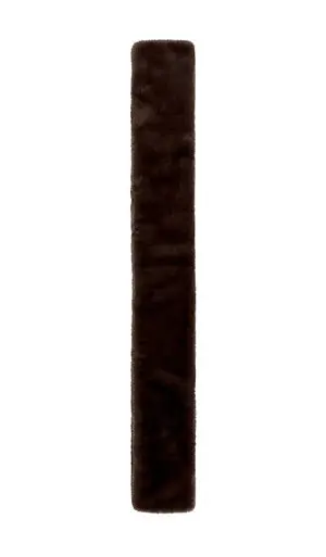 MIMCHIK Faux Fur Shawl - Brown