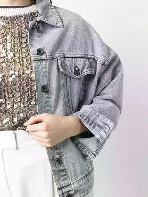 Brunello Cucinelli Oversized Denim Jacket