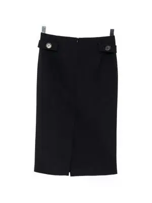 SHUSHU/TONG Bow-trimmed Straight Midi Skirt