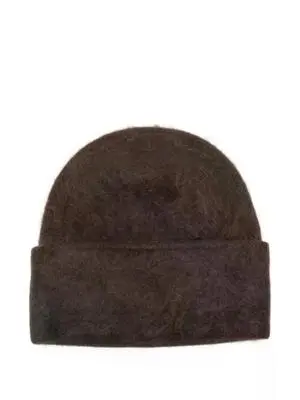 Soft Goat Brushed Beanie Hat