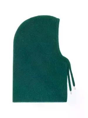 Maje Yak Blend Balaclava - Green