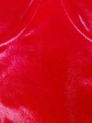 SELF-PORTRAIT One-shoulder Velvet Crop Top