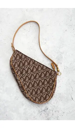 FWRD RENEW Dior Diorissimo Pochette Saddle Bag