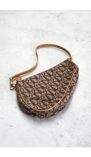 FWRD RENEW Dior Diorissimo Pochette Saddle Bag