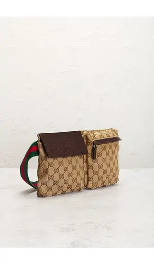 FWRD RENEW Gucci Double Pocket Belt Bag