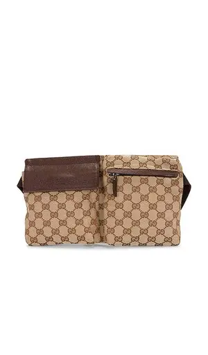 FWRD RENEW Gucci Double Pocket Belt Bag