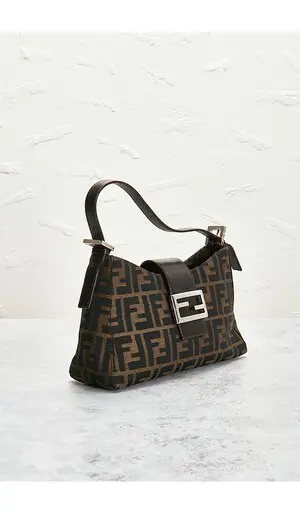 FWRD RENEW Fendi Zucca Shoulder Bag