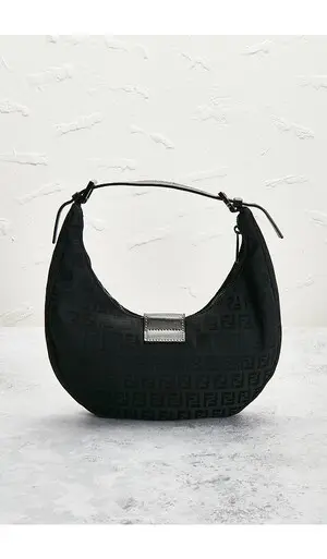 FWRD RENEW Fendi Zucchino Croissant Shoulder Bag